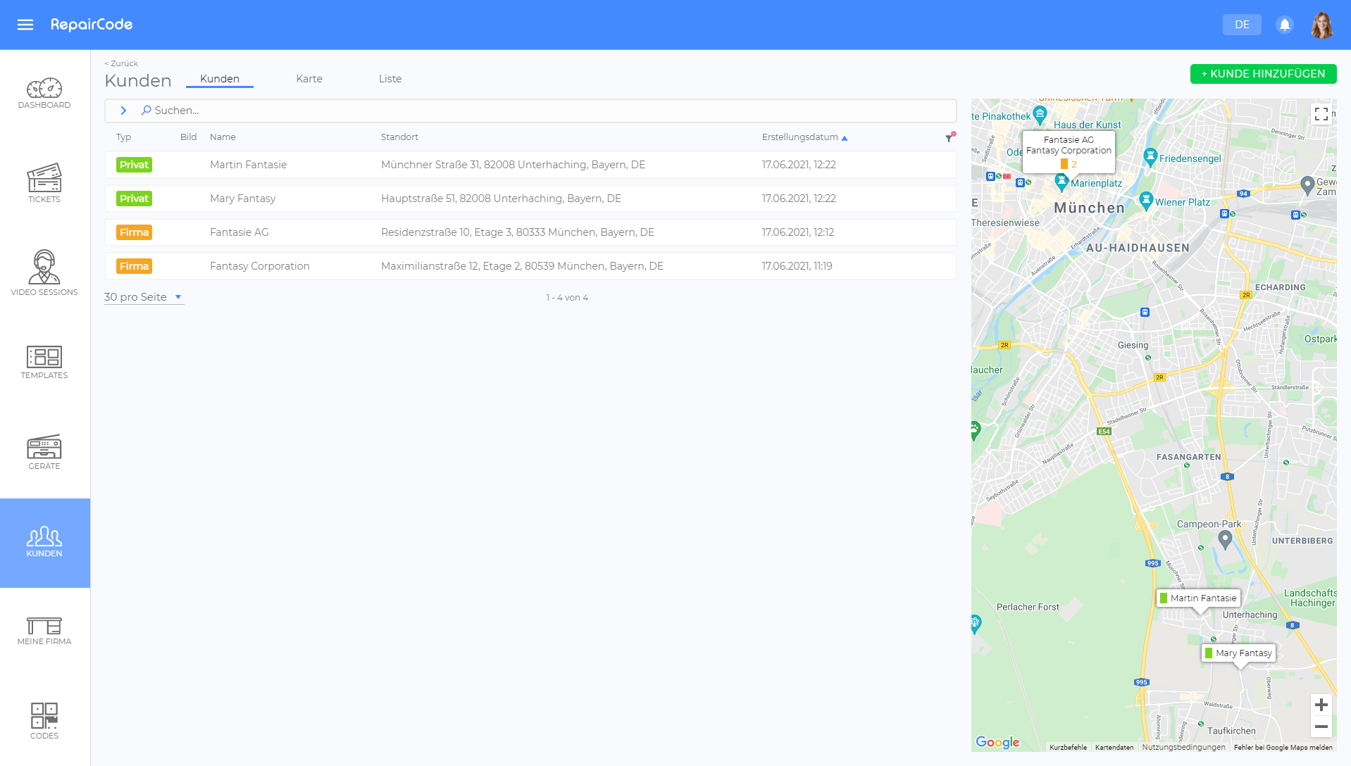 Der Aufbau des Backoffice - sqanit Knowledge center