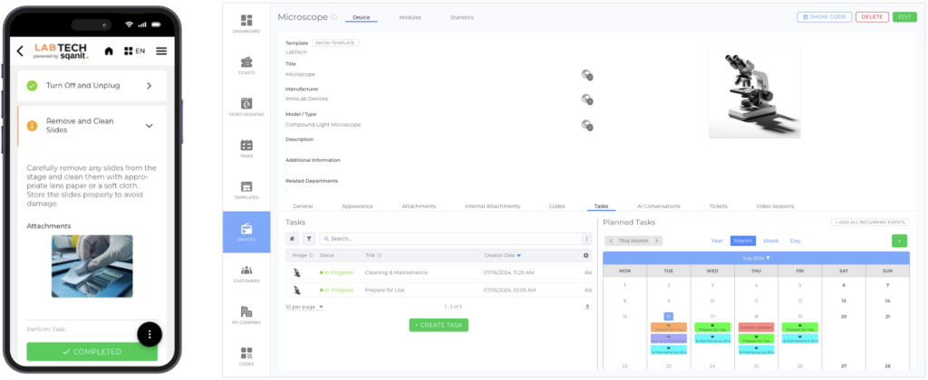 Tasks - sqanit Knowledge center